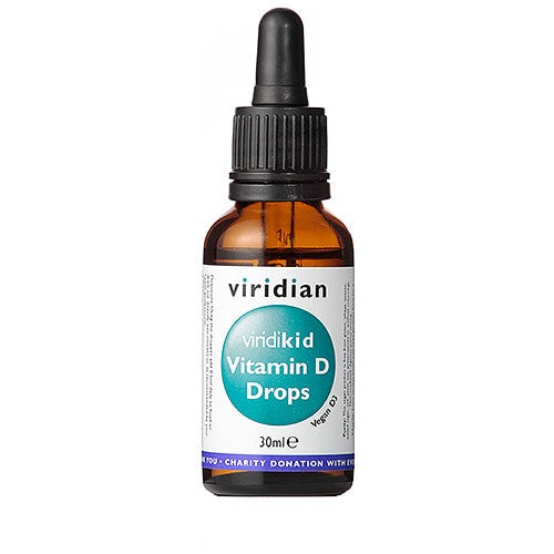 ViridiKid Vitamin D3 (Vegan) Drops 400iu 30ml | My Site